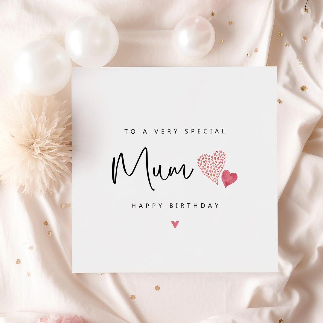 Mum Birthday Card | Happy Birthday to A Very Special Mum | Birthday ...