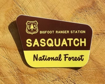 Sasquatch Sticker - Etsy