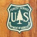 Forest Service Shield Sticker in Green and Khaki - Etsy