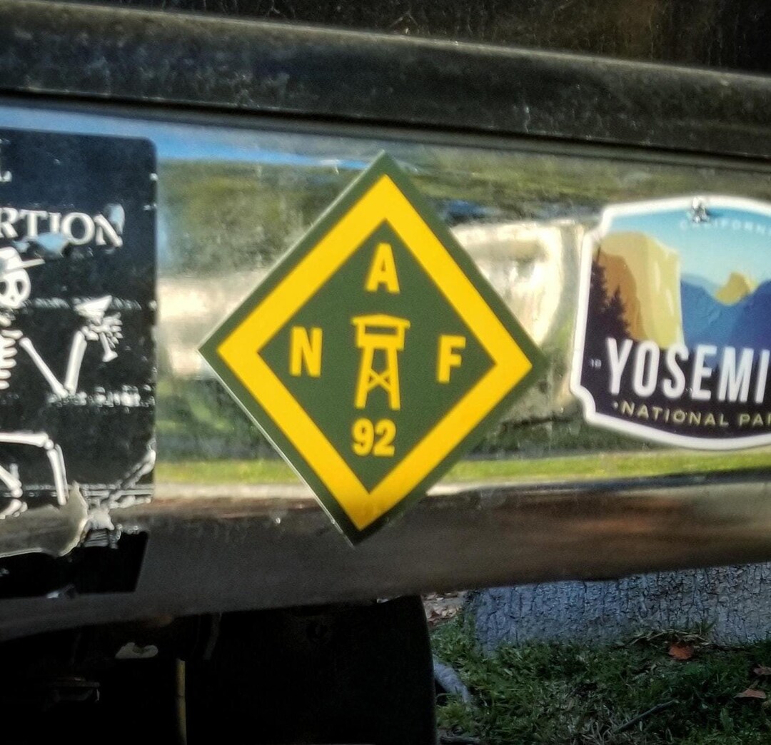 ANF Fire Lookout Diamond Sticker - Etsy
