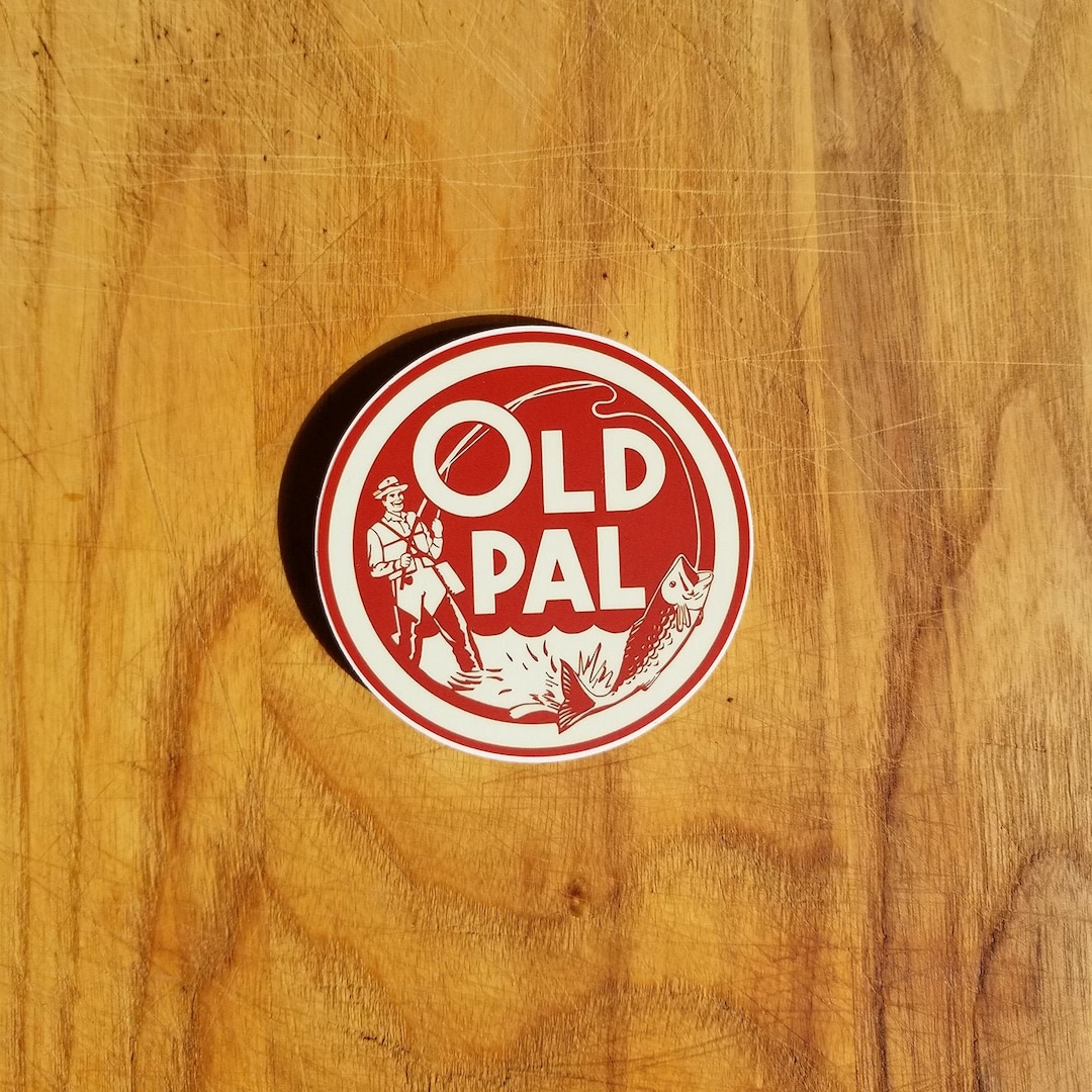 Vintage Old Pal Logo Sticker - Etsy