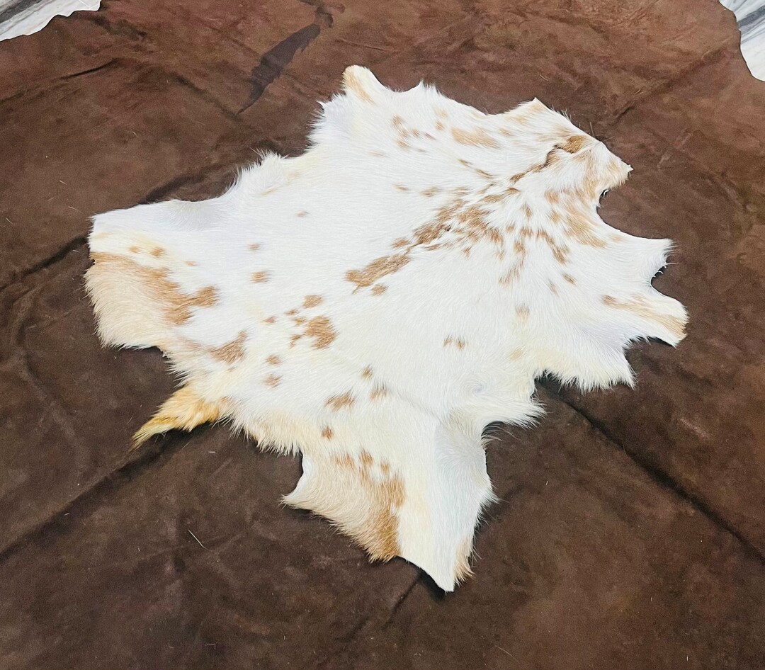 Nordic Goat Hide, Fur Rug for Rustic Home Decor, 2x2 Feet Approx - Etsy ...