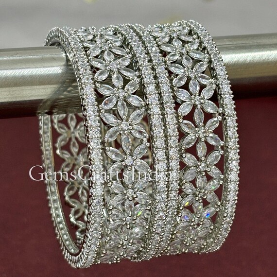 Diamond studded bangles store