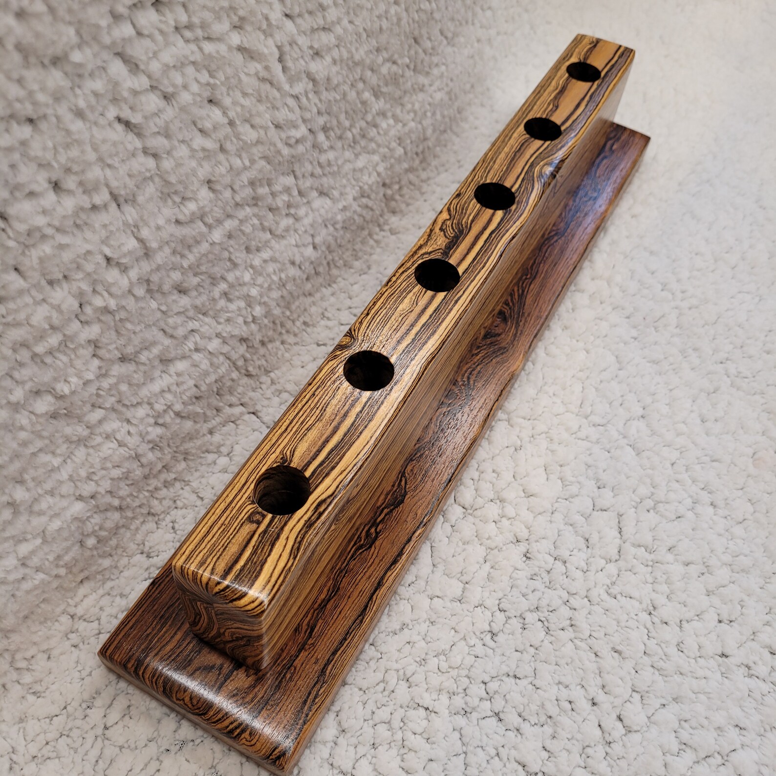Wine Bottle Stopper Display Stand Made With Exotic Wood - Etsy