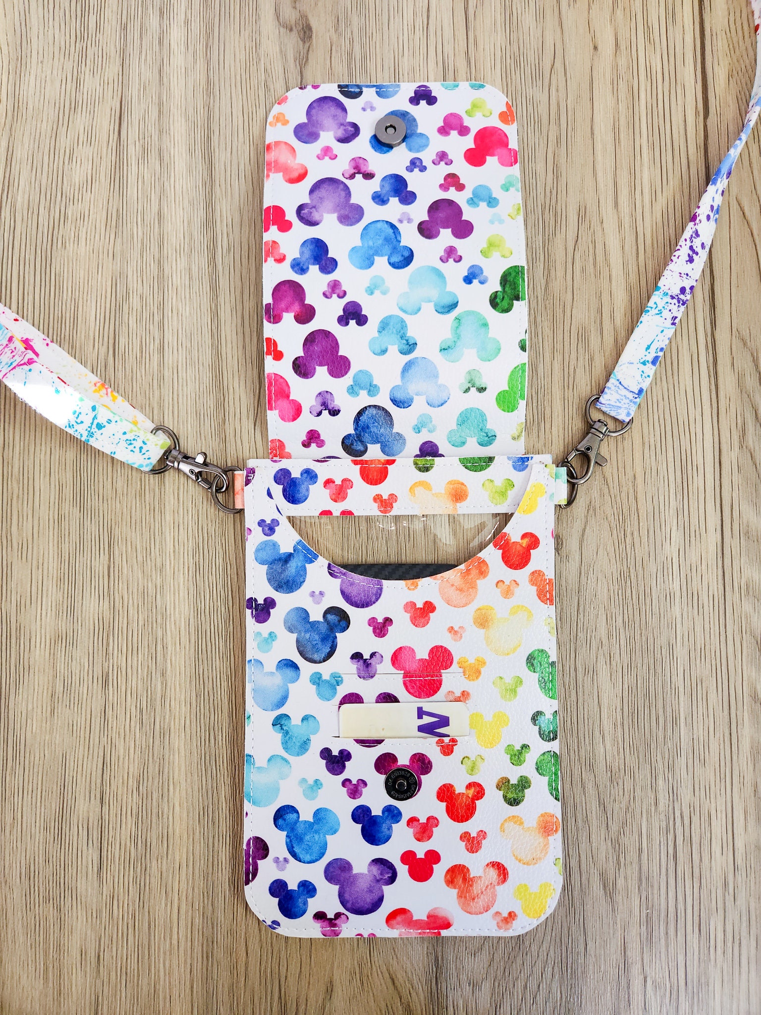 Minimalist Crossbody Phone Pouch in Fun, Character Print - Etsy