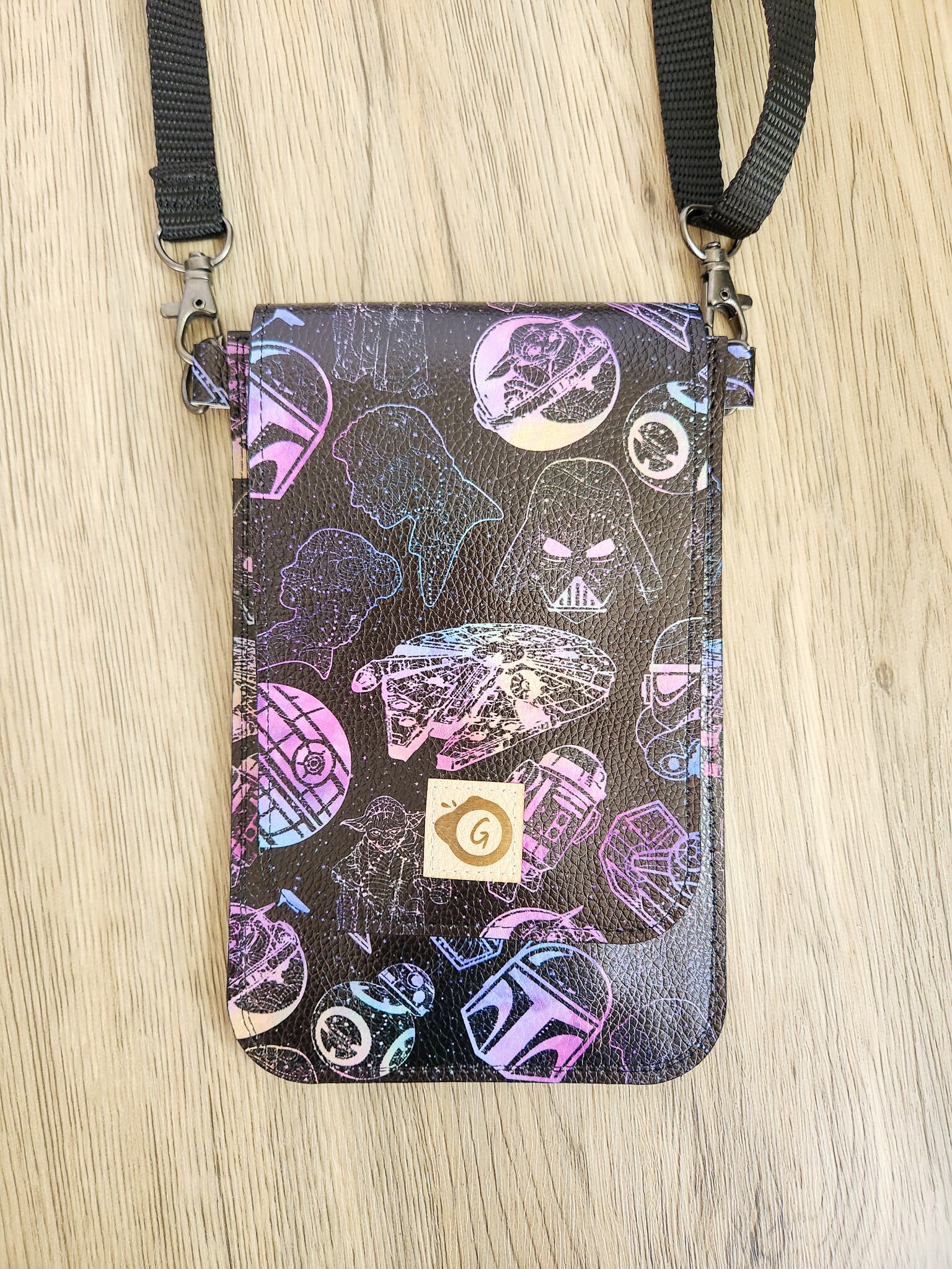 Minimalist Crossbody Phone Pouch in Fun, Character Print - Etsy