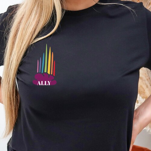 LGBT Ally T-shirt LGBTQ Ally Tee Queer Shirt LGBT Shirt Be - Etsy