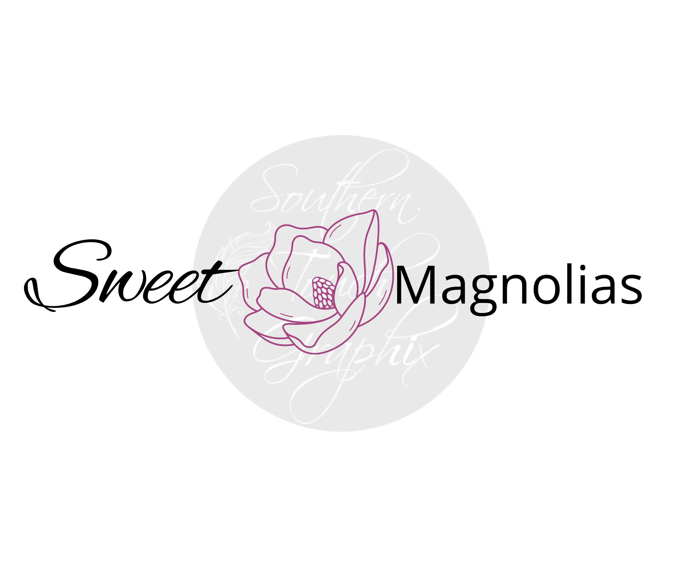 Digital Image Sweet Magnolias, PNG for Sublimation, Flower PNG - Etsy
