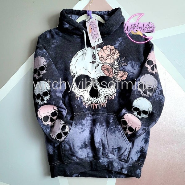 Skull Hoodie - Etsy