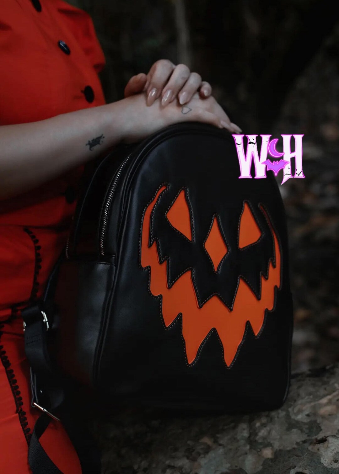 Pumpkin Jack O Lantern Backpack Horror Shirt Retro Halloween Gift ...