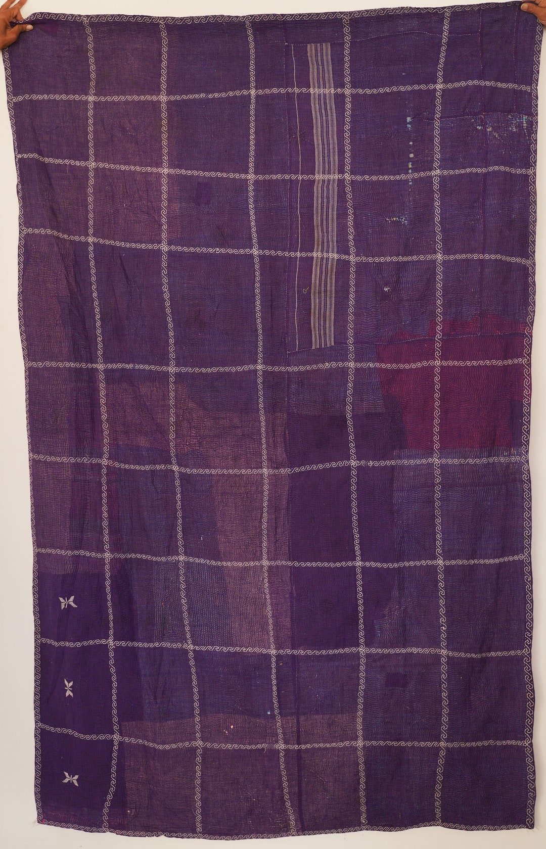 Stunning Indian Kantha QUILT, Premium Quality Superfine Handwork, Made ...