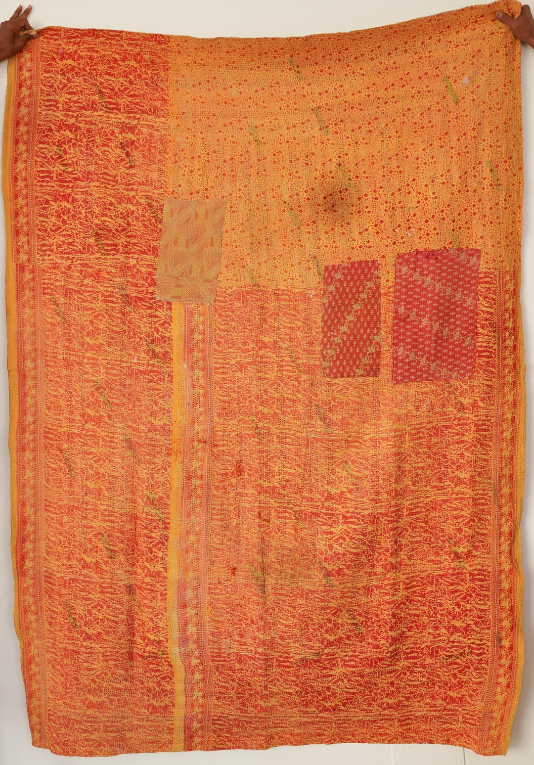 Premium Quality Superfine Handwork Indian Kantha QUILT, Made in India ...