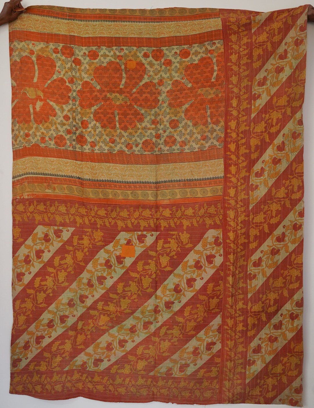 Stunning Indian Kantha QUILT, Premium Quality Superfine Handwork, Made ...