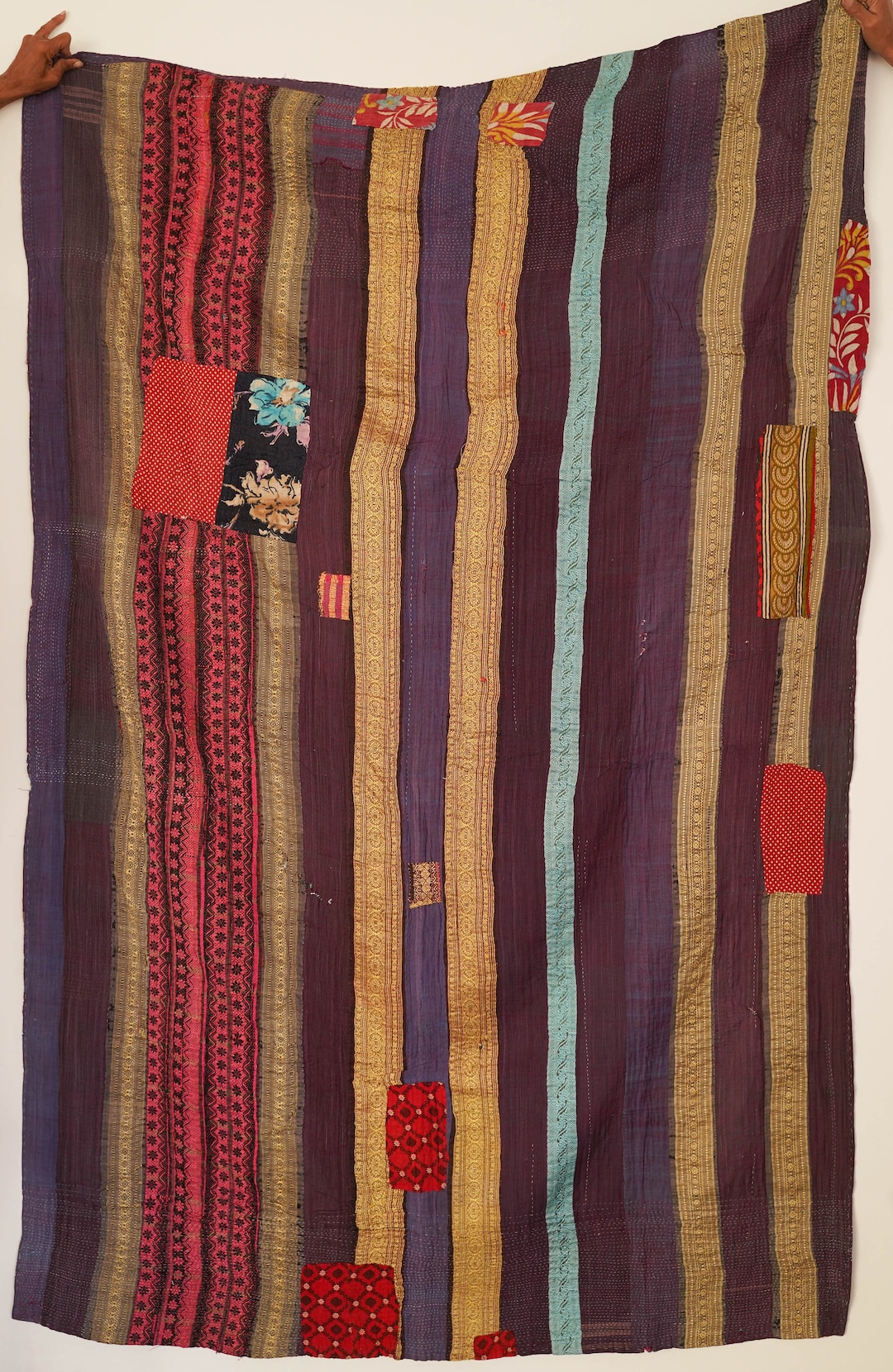 Awesome Indian Kantha QUILT, Premium Quality Superfine Handwork, Made ...