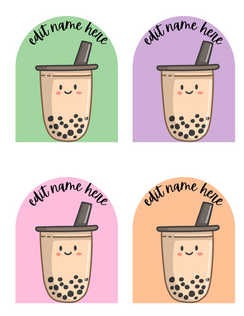 Bobba RA Door Decorations & Classroom Name Tags Customizable Designs ...