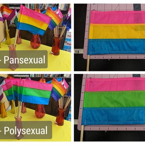 Custom Mini Hand Flag Pride Flags - Queer Made, Handmade - Gay, Lesbian ...