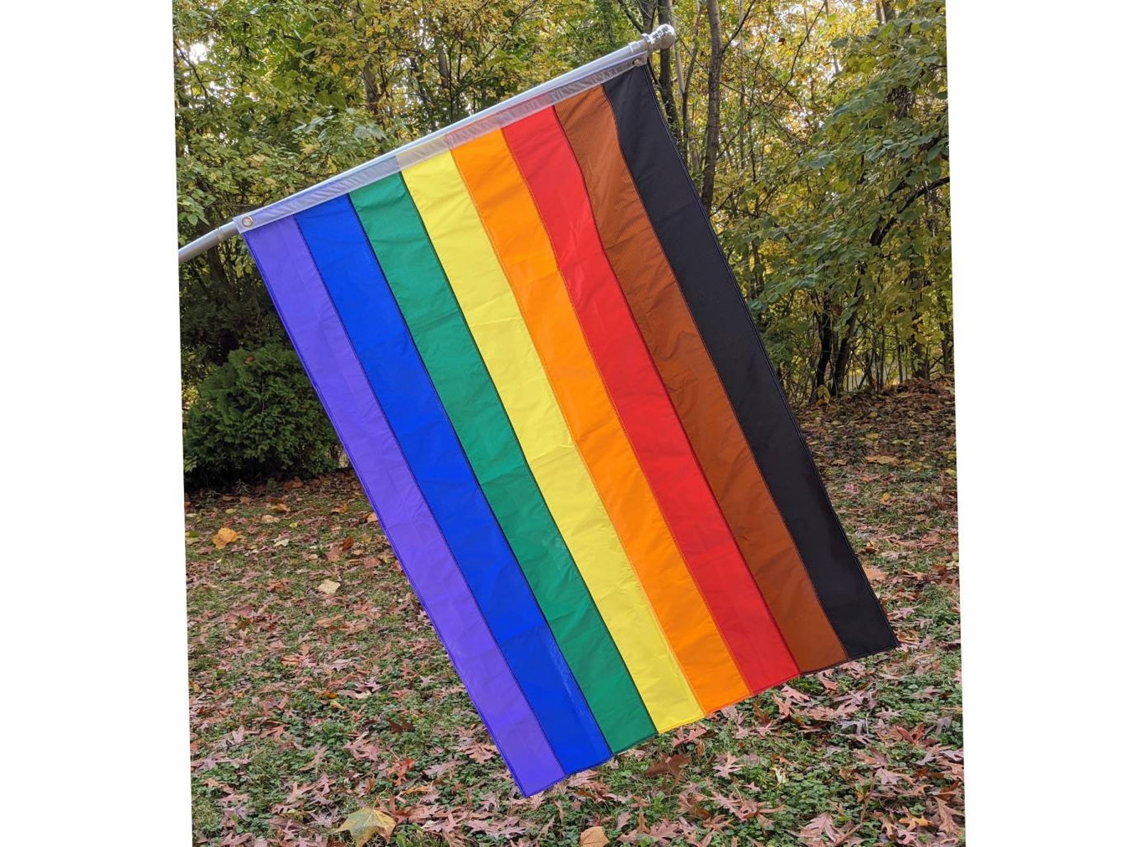 Philadelphia POC Inclusive Pride Flag Queer Made Handmade - Etsy