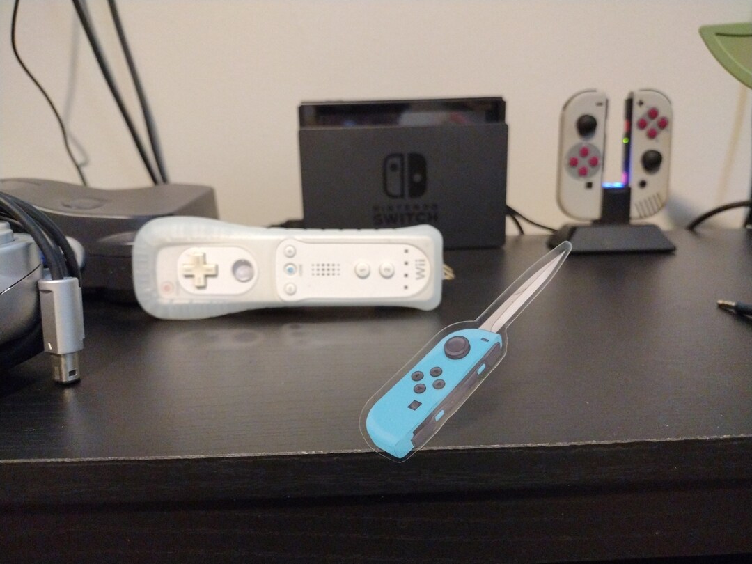 Switchblade Nintendo See Through Vinyl Sticker - Etsy