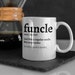 Funcle Definition Mug Uncle Gift Personalised Birthday Present for ...