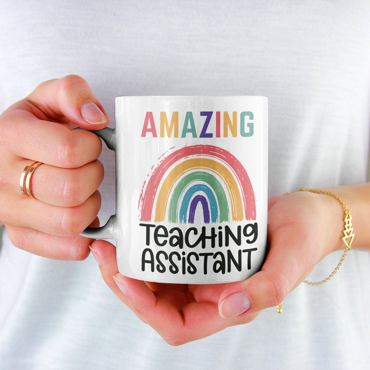 Unique T A Gift Amazing Teaching Assistant Gift Awesome TA | Etsy