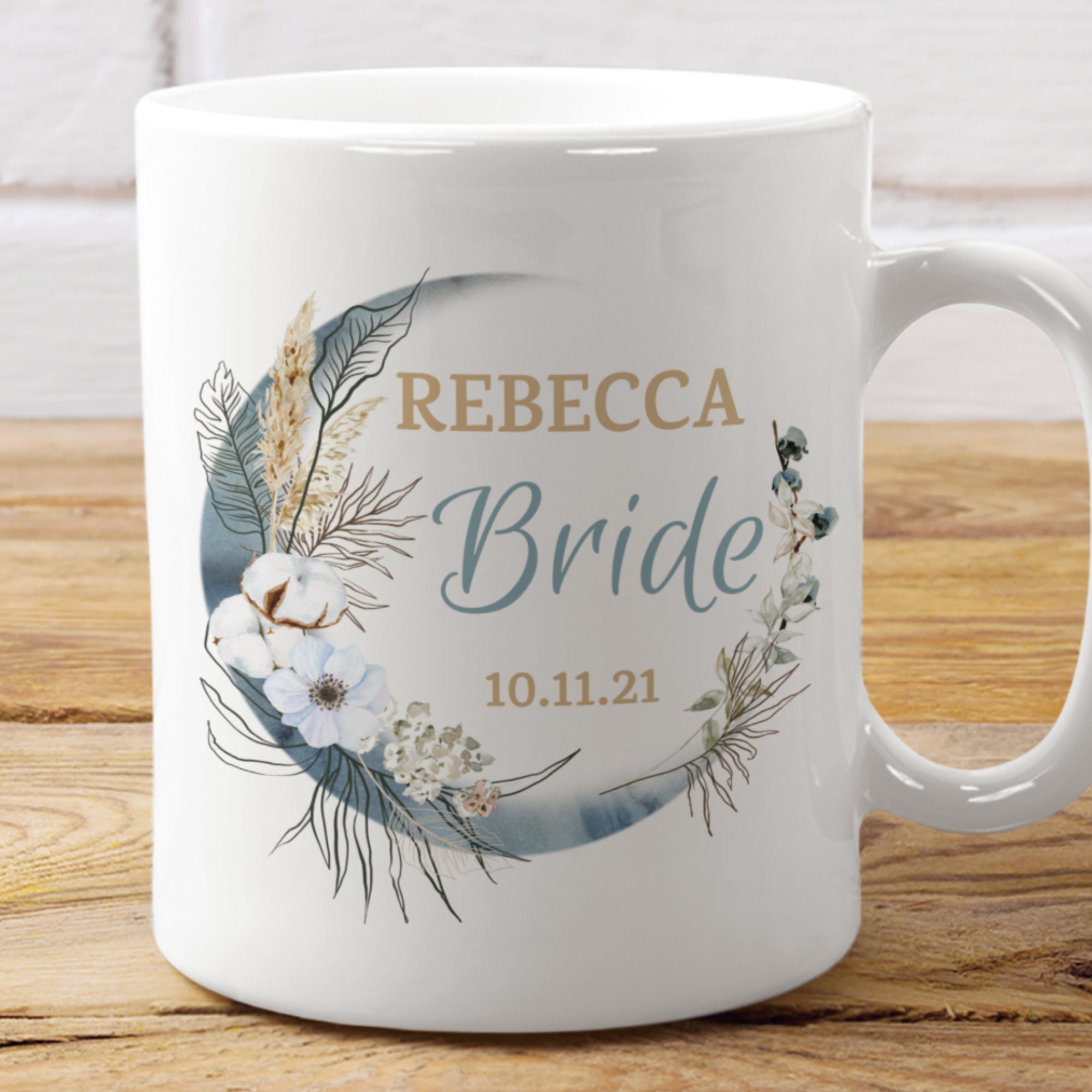 Personalised Bride Mug Bride Present Unique Bride To Be | Etsy