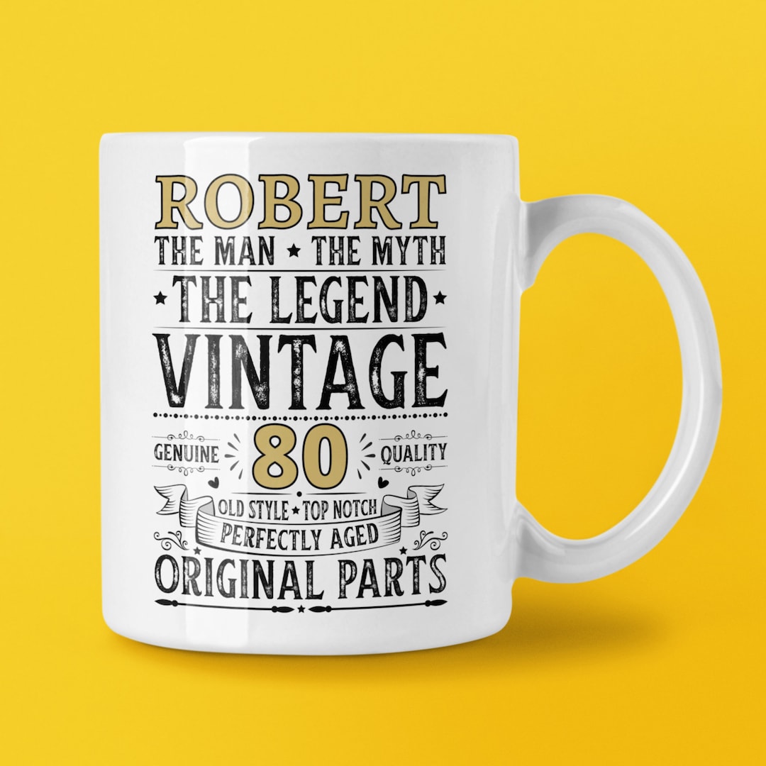 80th Birthday Personalized Gift, 80th Gift for Him Grandpa Personalised ...