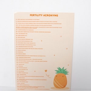 IVF Acronyms IVF Gift Fertility IVF Journey Ivf - Etsy