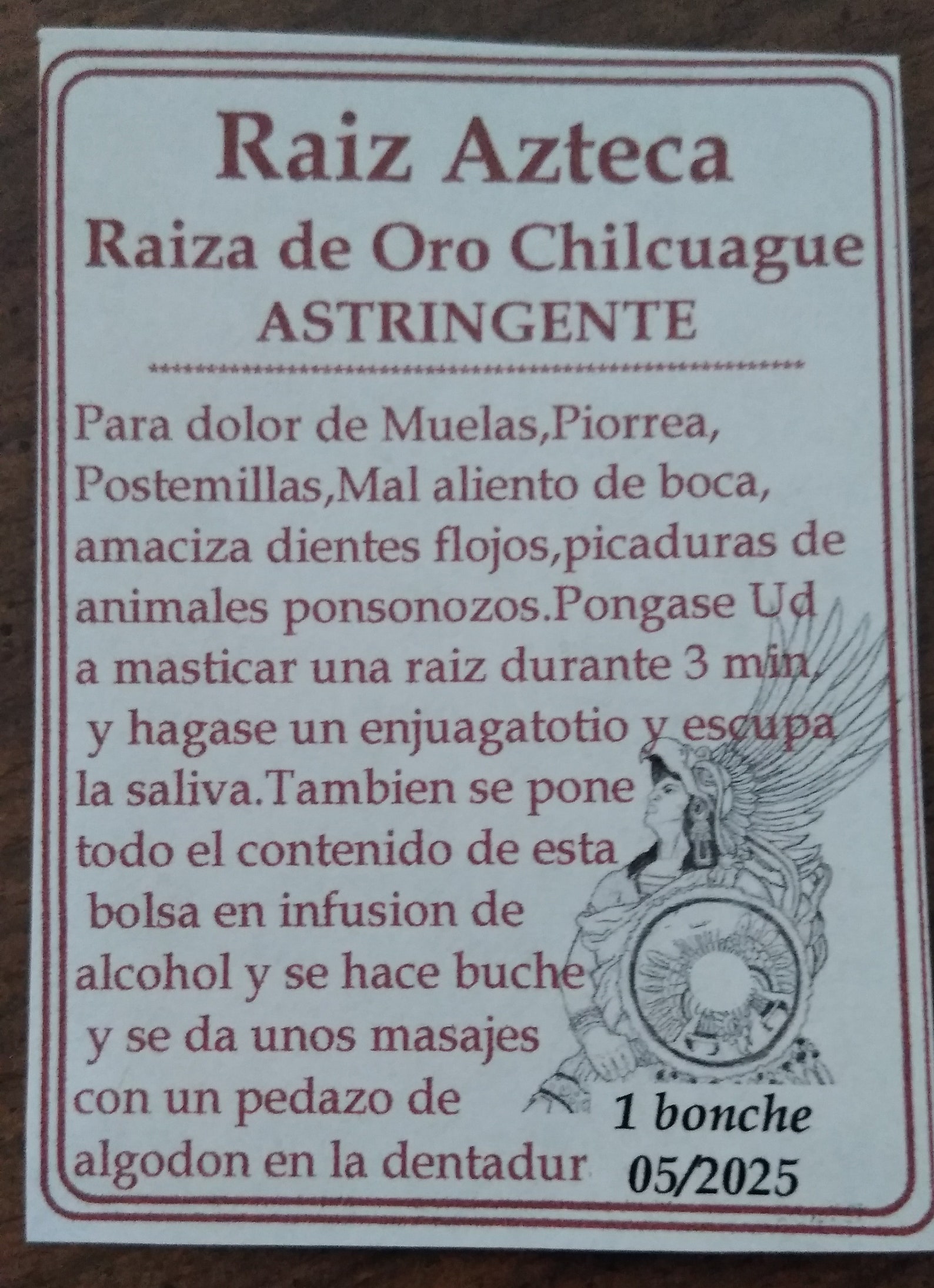 Raiz Azteca Chilcuague Raiz de Oro ASTRINGENTE Dolor Dientes | Etsy