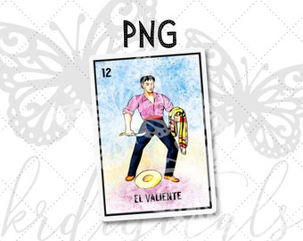 El Valiente Loteria | Etsy