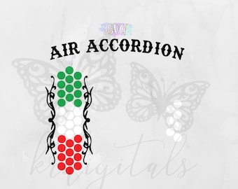 Air Accordion Band Svg - Etsy