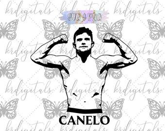 Canelo Face Svg - Etsy