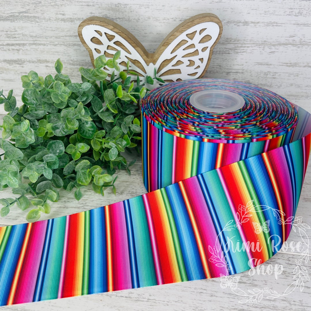 Serape Sarape Mexican Blanket Print Multicolor 3 INCH - Etsy