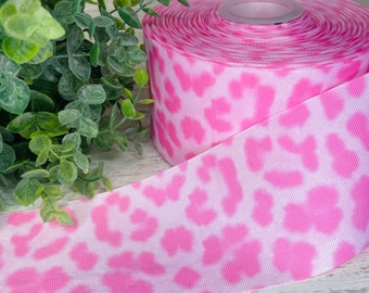 Pink Leopard Ribbon - Etsy