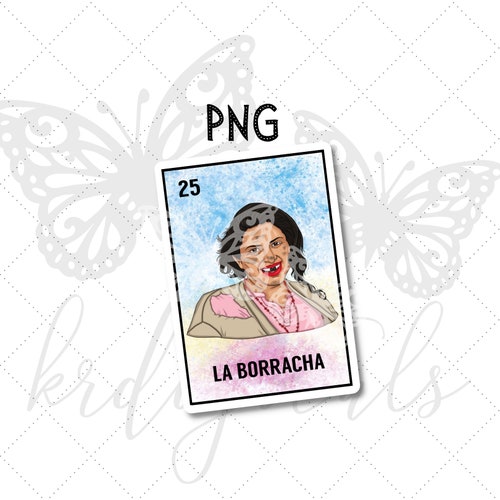 La Dama SVG La Borracha Svg Mexican Loteria SVG Cricut Ready - Etsy