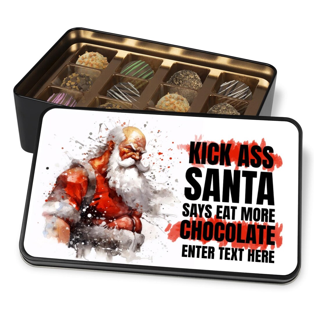 Funny Santa Chocolates Perfect Stocking Stuffer Gift Idea for Christmas ...