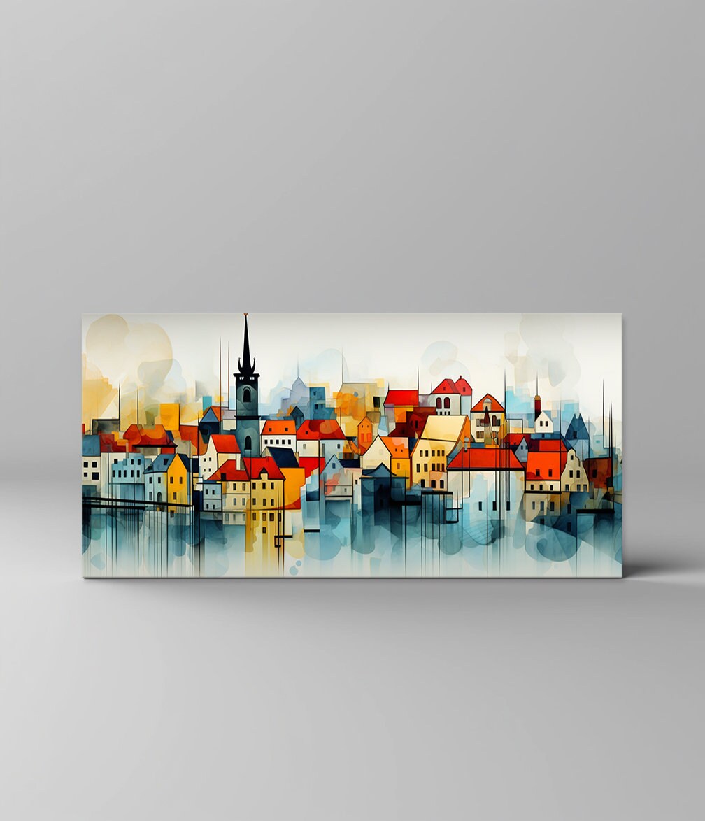 Bratislava Capital of Slovakia Canvas Print Wall Art, Modern Design ...