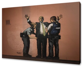 Banksy Trump - Etsy