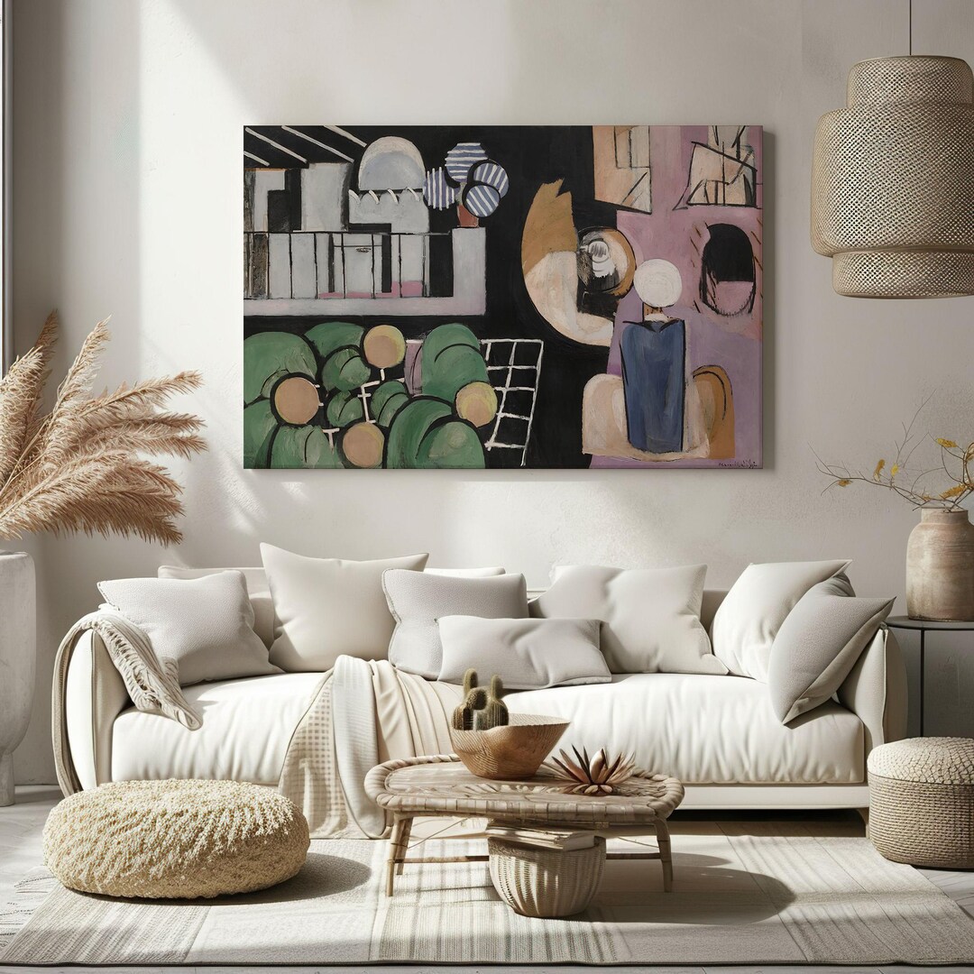 The Moroccans by Henri Matisse Canvas Wall Art Reproduction, Colourful ...