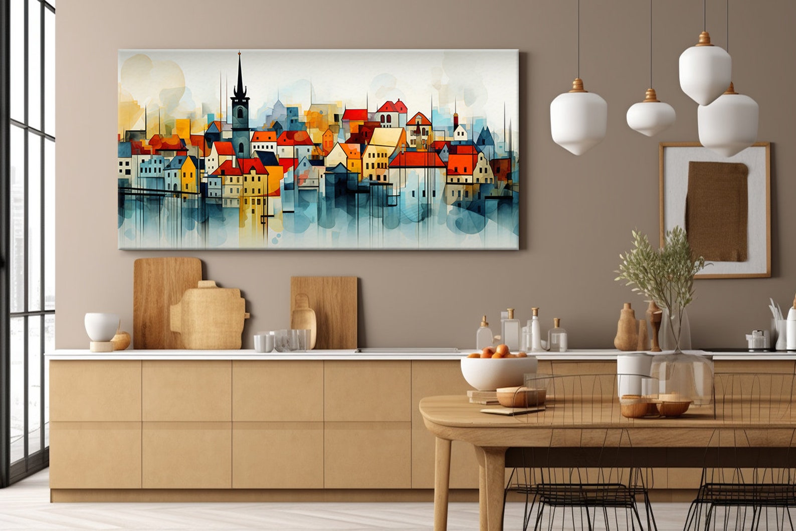 Bratislava Capital of Slovakia Canvas Print Wall Art, Modern Design ...