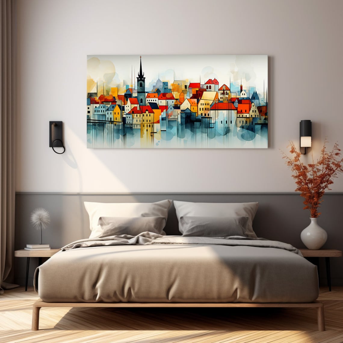 Bratislava Capital of Slovakia Canvas Print Wall Art, Modern Design ...