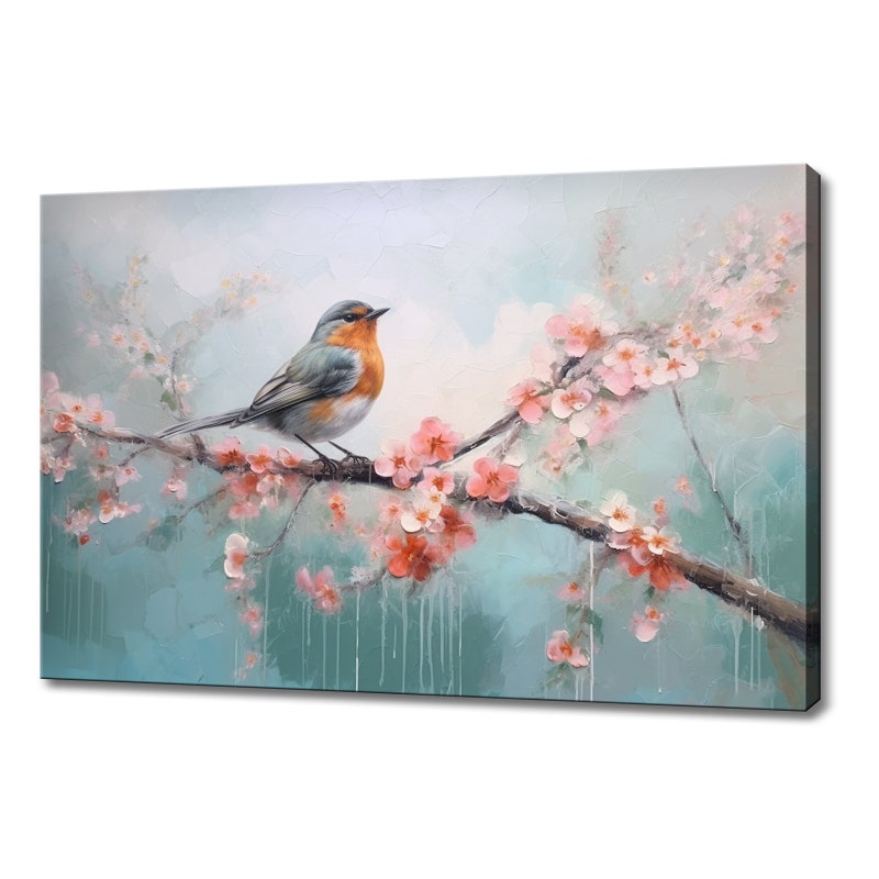 Bird Art Canvas - Etsy