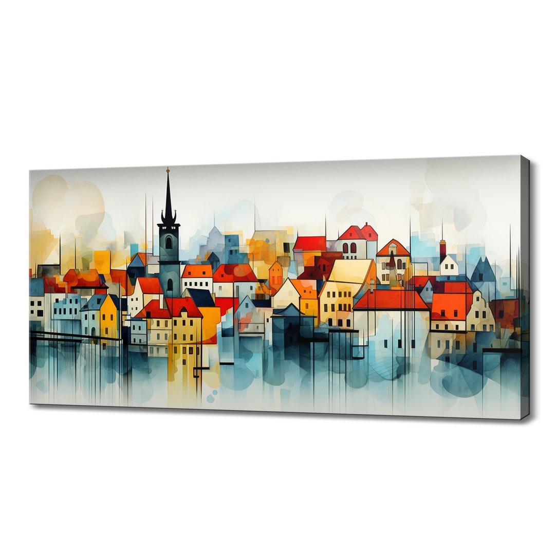 Bratislava Capital of Slovakia Canvas Print Wall Art, Modern Design ...