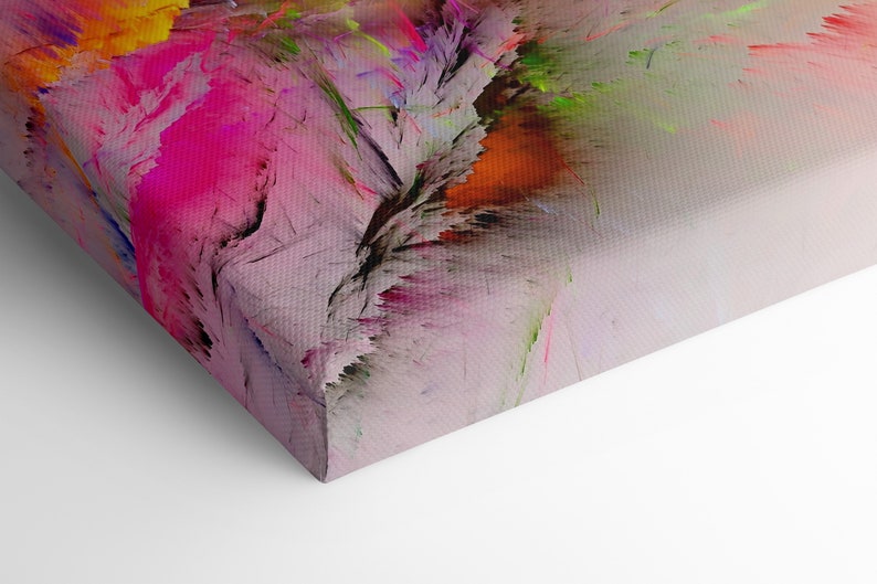 Abstract Canvas Print Art Wall Hanging Handmade Framed Canvas Picture ...