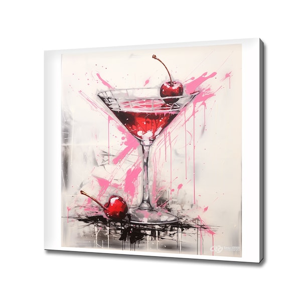 Cocktail Painting - Etsy