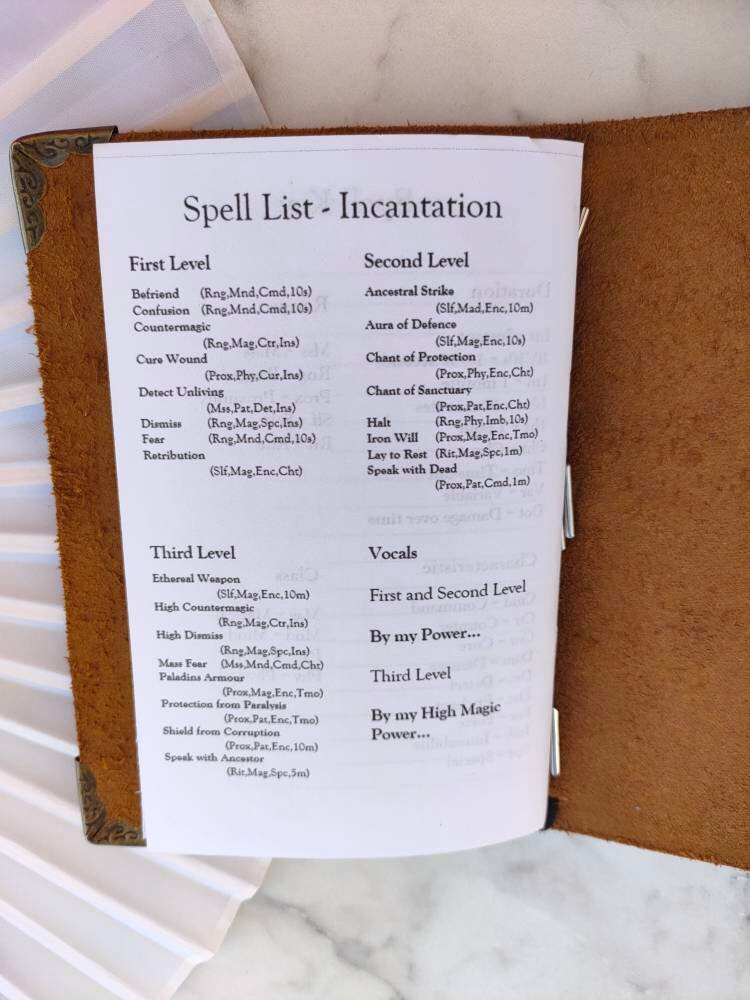 Lorien Trust Spellbook Single Spell School - Etsy