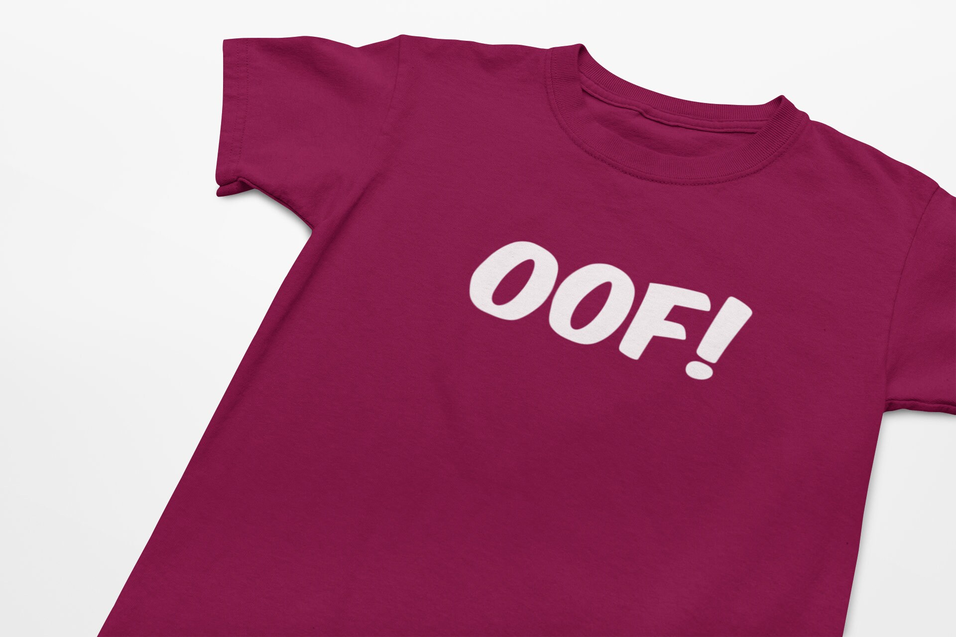 Oof Kids T Shirt, Unisex Kind T Shirt, Weißes T Shirt, Gamer T Shirt ...