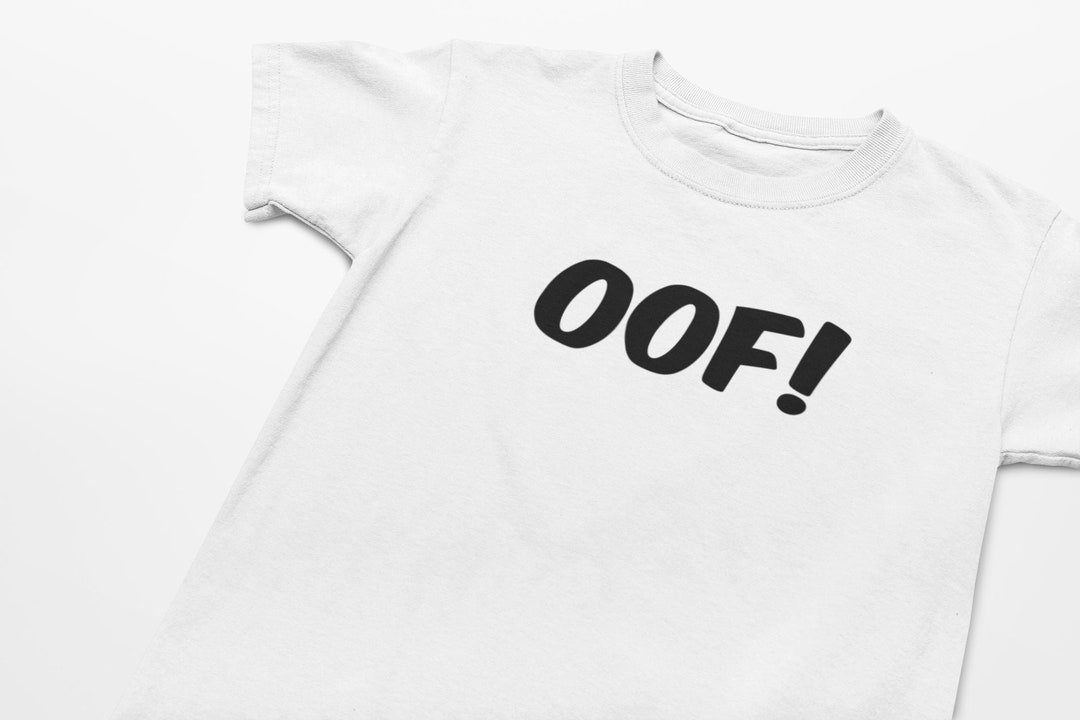 Oof Kids T Shirt, Unisex Kind T Shirt, Weißes T Shirt, Gamer T Shirt ...