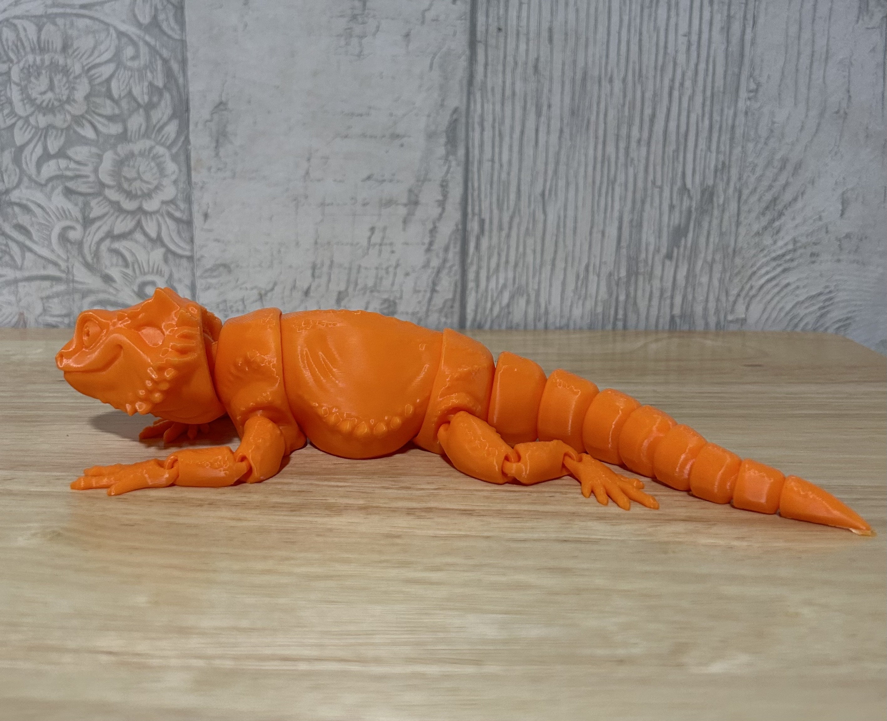Articulated Bearded Dragon 3D Printed - Etsy