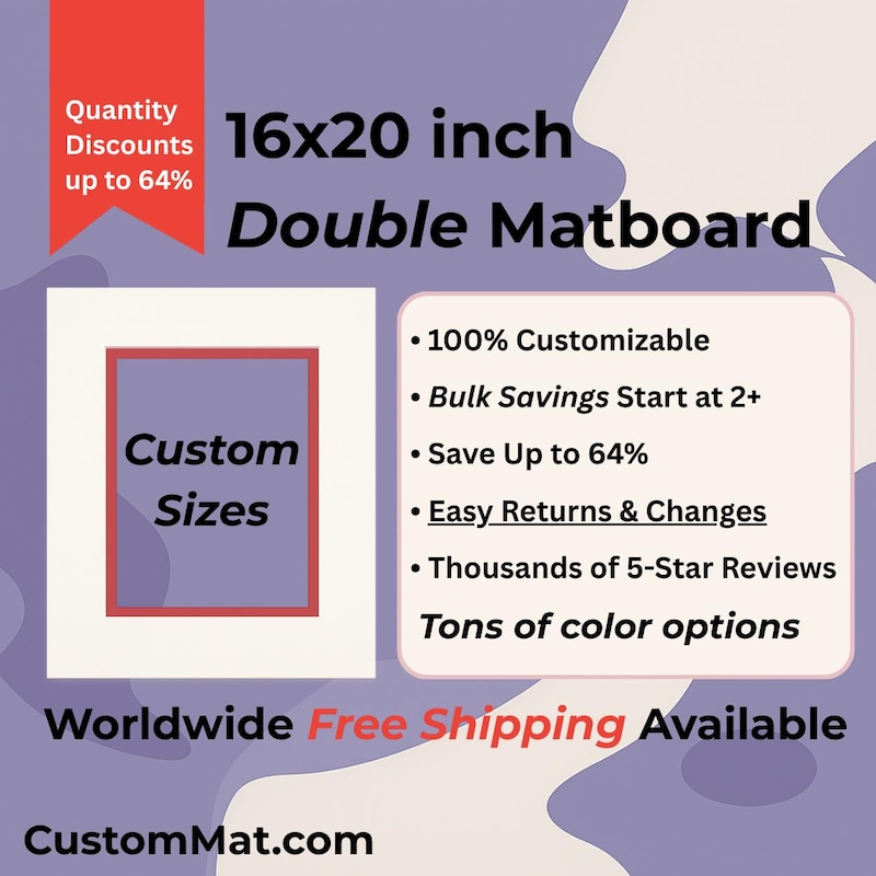 CustomMatBoards - Etsy
