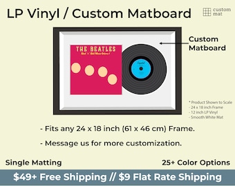 Single Mat Custom Size Matting for Frame Mat for Frame - Etsy